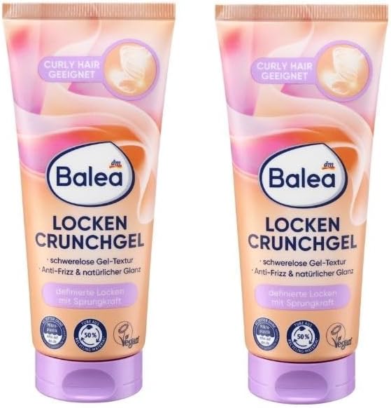 Locken Crunchgel von Balea, schwerelose Gel-Textur, Anti-Frizz, Curly ...