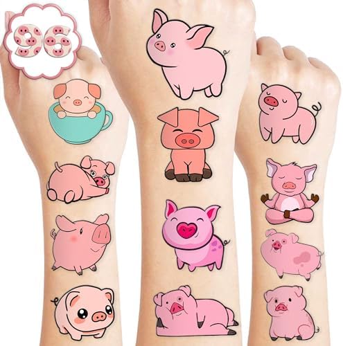 Amazon.com : Red Panda Temporary Tattoos Birthday Party Supplies Favors ...