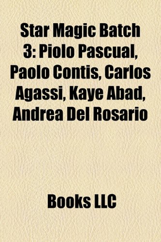 Star Magic Batch 3: Piolo Pascual, Paolo : Llc, Books: Amazon.es: Libros