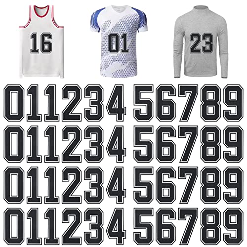 Snapklik.com : 44 Pieces Iron On Numbers, Jersey Heat Transfer Numbers ...