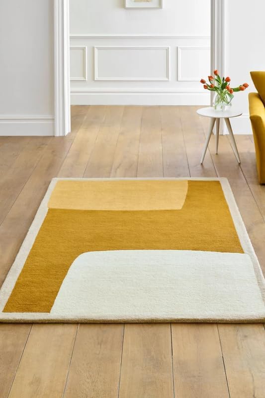 Buy ANNA CARPET Handmade Wool & Blend Carpet for Living Room Home ...