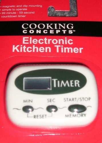 Cooking Concepts Electronic Kitchen Timer : Amazon.in: Home & Kitchen
