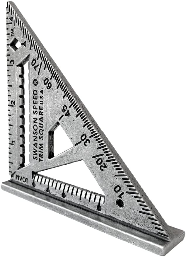 Swanson Tool S0101 7-inch Speed Square Layout Tool with Blue Book ...