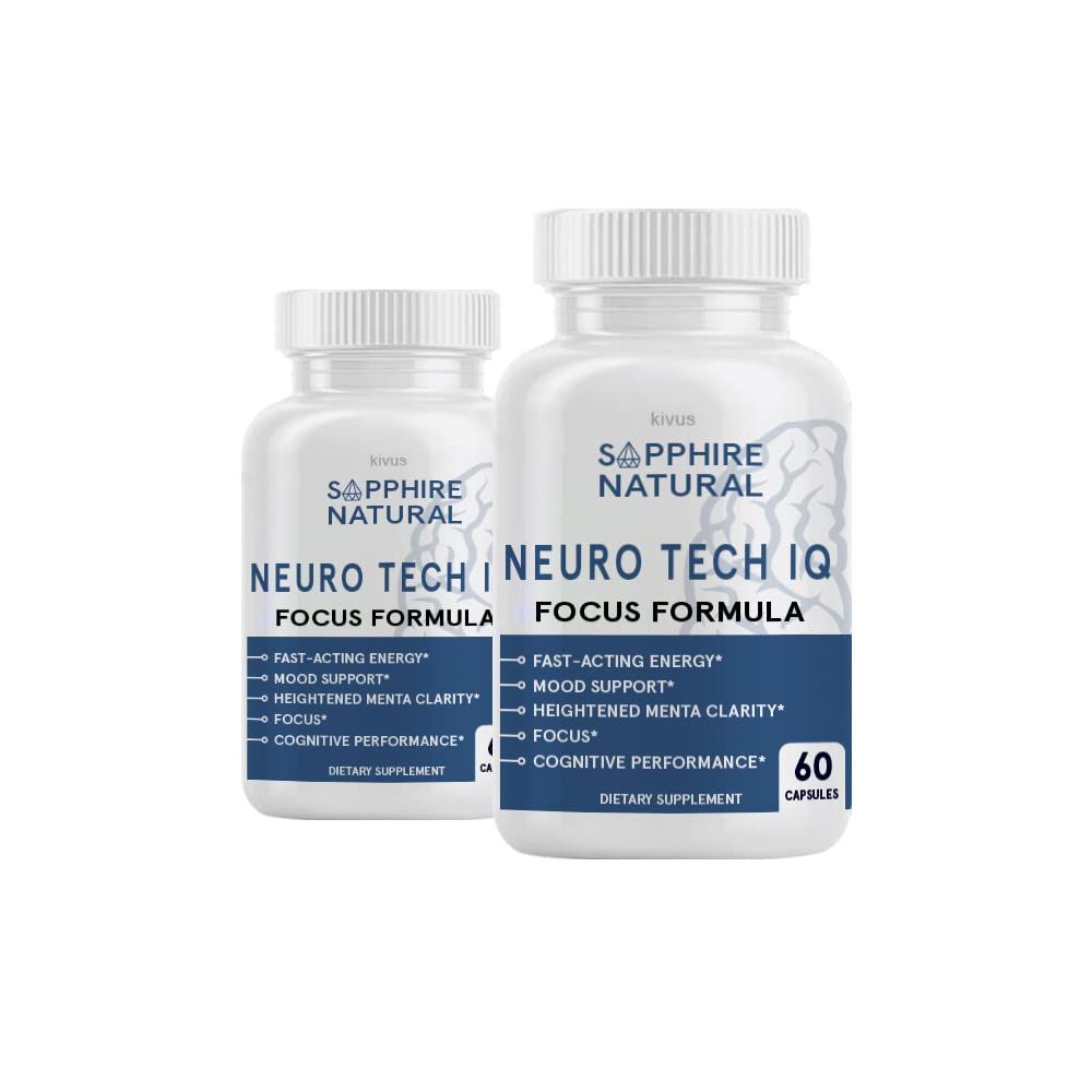Neuro Tech IQ (2 Frascos, 120 Cápsulas) – Vitaminer Shop