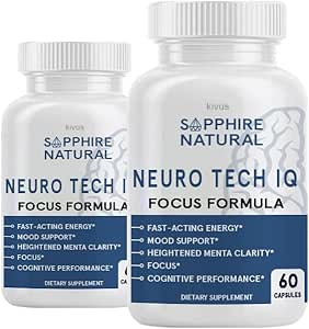Amazon.com: Neuro Tech IQ (2 Pack, 120 Capsules) : Health & Household