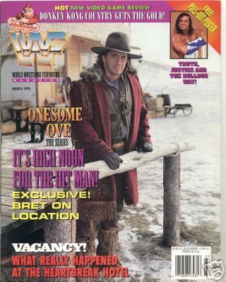 WWF MAGAZINE BRET HART COVER-MARCH 1995: wwf: Amazon.com: Books
