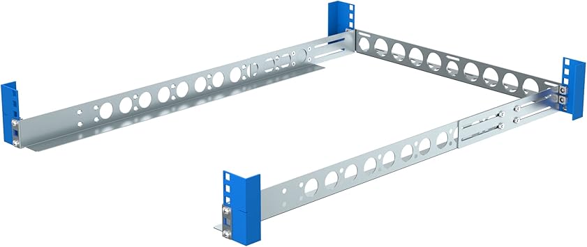 Amazon.com: RackSolutions 1U 4-Post Universal Rack Mount Rail Kit With ...