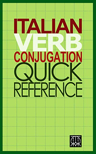 Italian Verb Conjugation Quick Reference eBook : Drizzle Books, Wu ...