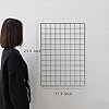 CA Painted Wire Wall Grid Panel, Multifunction Photo Hanging Display ...