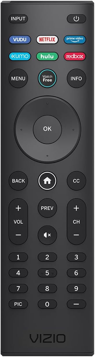Amazon.com: Vizio Remote (XRT140) with Vudu/Netflix/Prime/Disney/Hulu ...