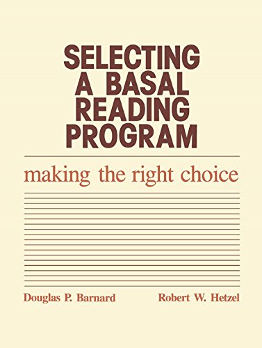 Amazon.com: Selecting a Basal Reading Program: Making the Right Choice ...