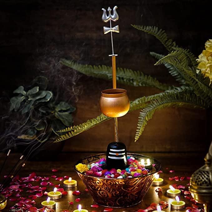 Shiv Water Lingam Fountain for Home and Office (Shiv Linga) : Amazon.in ...