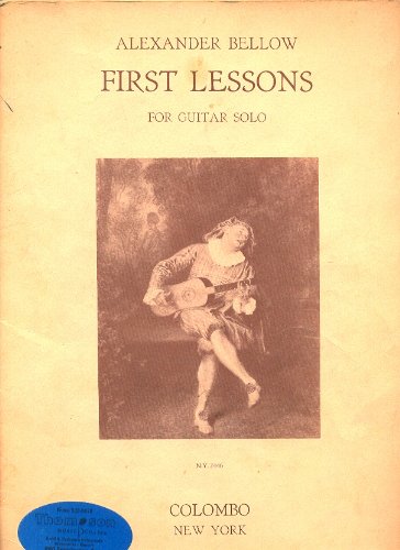 Amazon.com: First Lessons for Guitar Solo: a collection of 13 easy ...