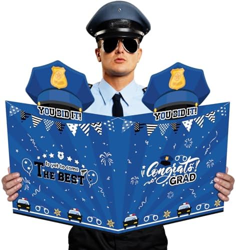 Amazon.com : Police Greeting Card, Police Graduation Card, Officer ...