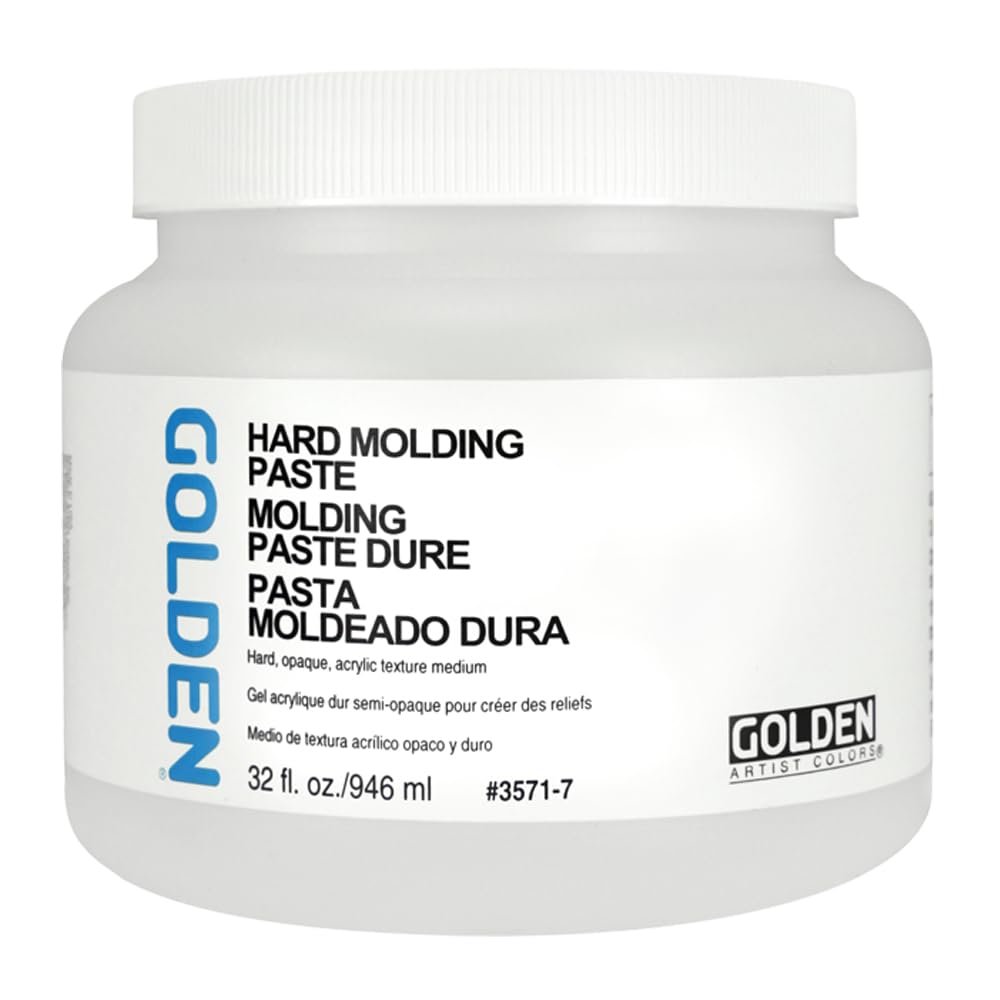 Amazon.com: Hard Molding Paste by GOLDEN, 32 fl. oz. Jar, Professional ...