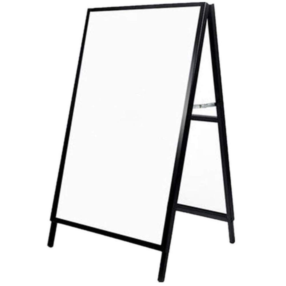 Buy Frame Metal Board, Slide-In Folding Sidewalk Curb Sign Double-Sided ...