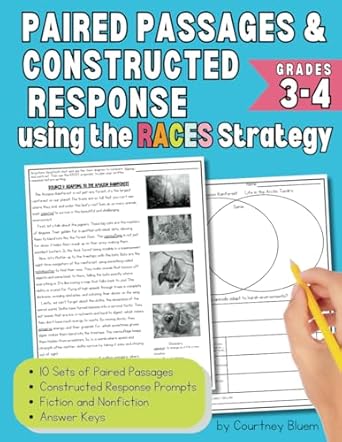 Reading Paired Passages and Constructed Response for Grades 3 to 4 ...