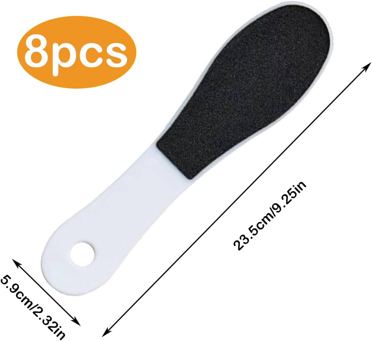 8 Packs Double Sided Foot Files, Pedicure Foot File, Feet Callus Hard ...