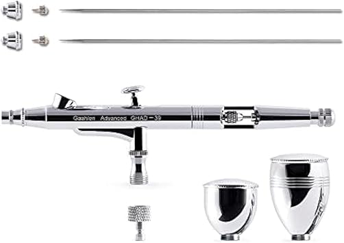Amazon.com: Gaahleri Airbrush Kit, Airbrush Gun Dual-Action Gravity 1/2 ...