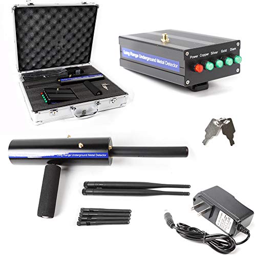 ZHFEISY 1200M Long Range Gold Metal Detector Gems Diamond Finder + 6 ...