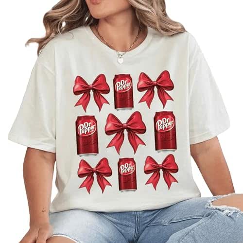 Amazon.com: Vintage Coquette Bow Dr. P.epper Sweatshirt Dr. Pep Red Bow ...
