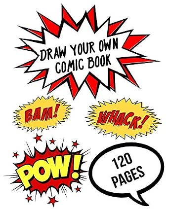 Draw Your Own Comic Book: 120 Pages of Panel Layouts: Buy Online at ...