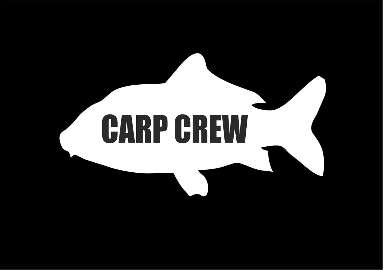 Amazon.com: Carp Crew Fishing Vinyl Decal : Sports & Outdoors