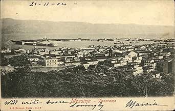 Messina - Panorama Messina, Italy Original Antique Postcard at Amazon's ...