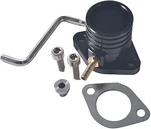 SJVLXHI Black Performance Racing Intake Pipe Inlet Manifold Gasket ...