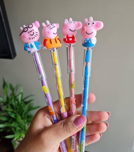 TERA 13 Cartoon Pencil Set For Kids Gifts Pencils For Boys (4 pcs ...