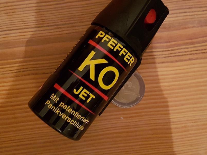 BALLISTOL 24420 Pfeffer-KO Jet 40ml Spray – Verteidigungsspray gegen ...