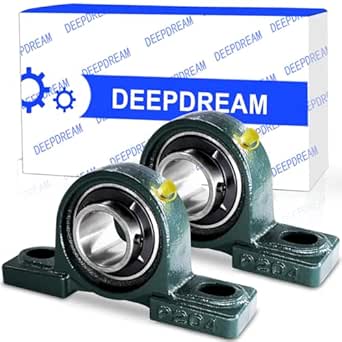 2 Pcs UCP204-12 Pillow Block Bearing 3/4" Mounted Bearings P204 Chrome Steel Bearings Self ...