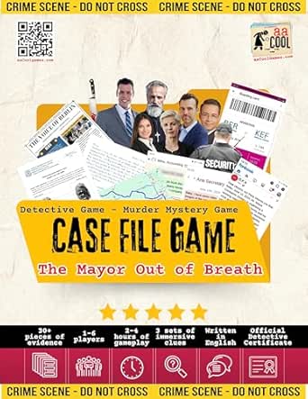 Detective Game - Murder Mystery Game - The Mayor Out Of Breath: An ...