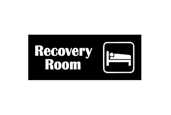 SIGN EVER Recovery Room Sign Board With Double side adhesive tape-Vinyl ...