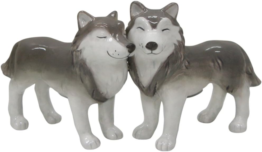 Amazon.com: Westland Giftware Mwah Magnetic Wolves Salt and Pepper ...