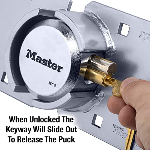 Mejores ofertas e historial de precios de Master Lock Chrome Puck Lock ...