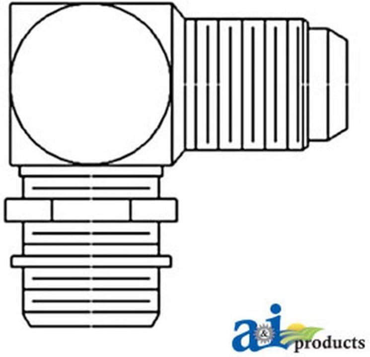 Amazon.com: A and I, VFA4023 90 Male Jic X Male Orb, 2 Pack, for ...