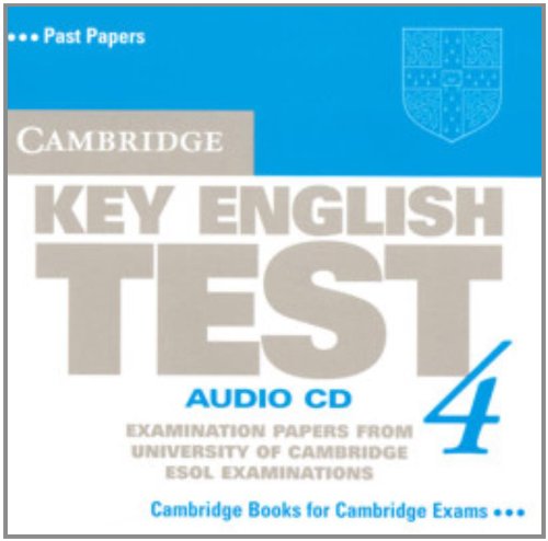 Amazon.com: Cambridge Key English Test 4 Audio CD (KET Practice Tests ...