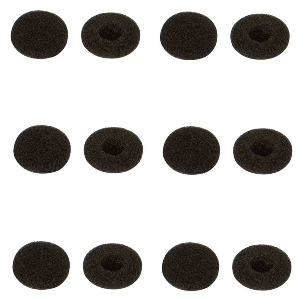 Amazon.com: 12 Pcs Black Soft Foam Earbuds Cushions Foam Earbud Earpad ...
