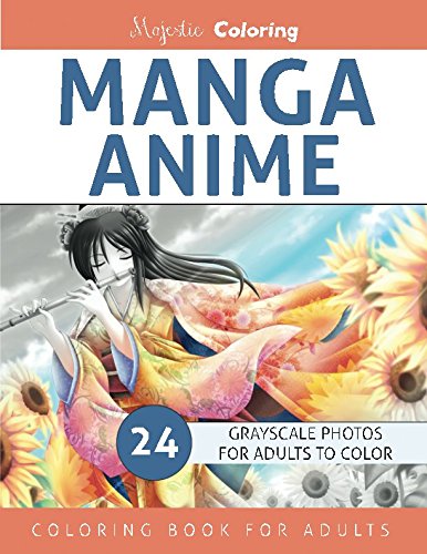 Amazon.com: Manga Anime: Grayscale Coloring Book for Adults ...
