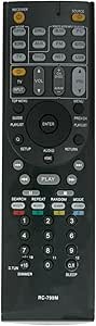 Amazon.com: New RC-799M Replaced Remote Control Compatible with Onkyo ...