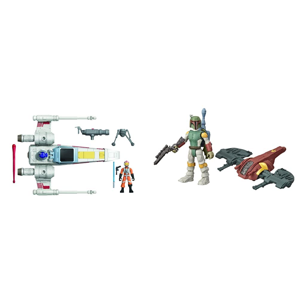 Buy Star Wars Mission Fleet Stellar Class Luke Skywalker X-wing Fighter ...