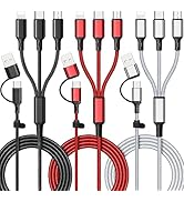 Amazon.com: Multi Charging Cable 4-in-1 Multi Charger Cable [2Pack-4FT ...