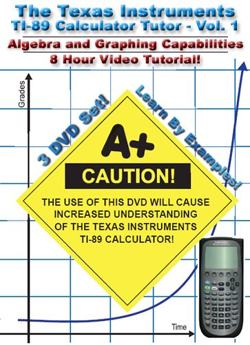 Amazon.com: Algebra and Graphing: TI-89 Calculator Tutor: Vol 1 ...