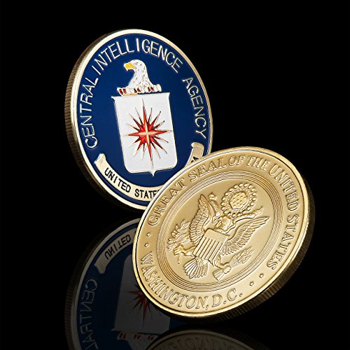 Buy CIA Challenge Coin Collection Set : Enamel paint with Gold Plated ...