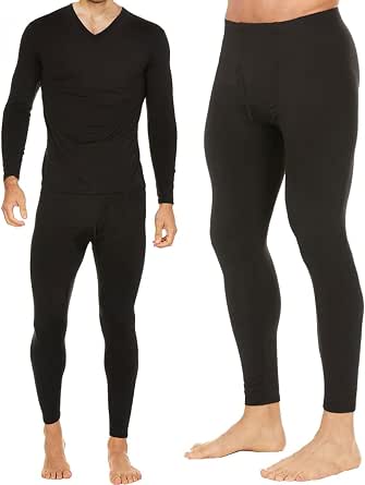 Amazon.com: Thermajohn Long Johns for Men Size XL Bottoms & Vneck Set ...