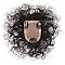 Amazon.com : Invisible Curly Wiglet Wiglet Toppers for Women, Clip in ...