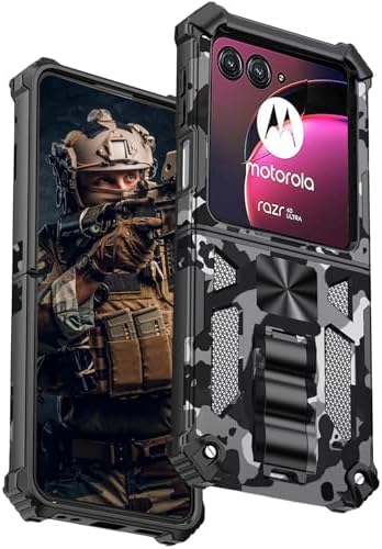 Amazon.com: Ephoou Camouflage Case for Motorola Razr Plus 2023/ Moto ...