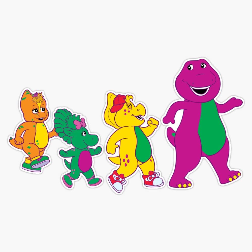 Amazon.com: Barney & Friends Sticker Decal Size 5" : Toys & Games