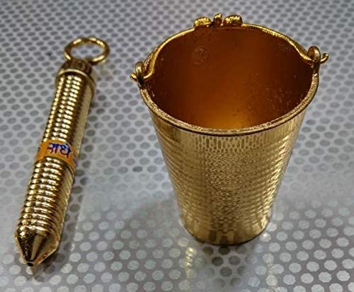 Buy Radha Rani Shringar House Metal Gopal Holi Pichkari Plain Set ...